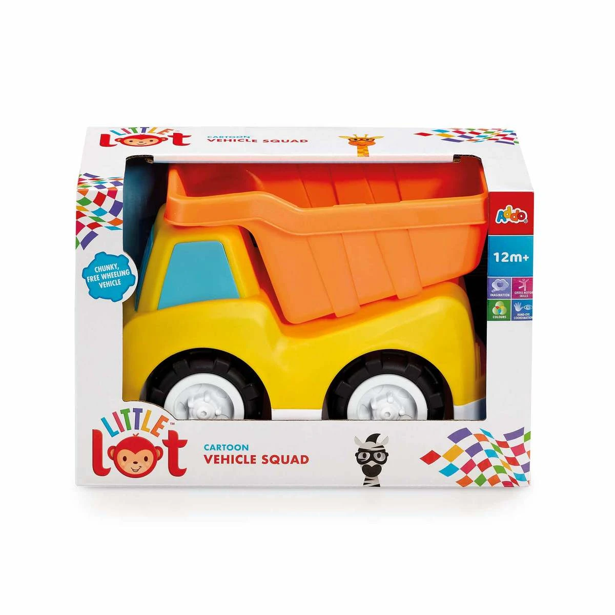 Little Lot Cartoon Vehicle Squad - Tipper Truck - Juniors Toyshop