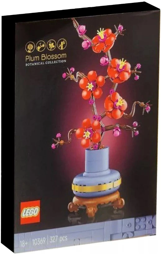 LEGO Botanicals Plum Blossoms 327 Pcs - Juniors Toyshop
