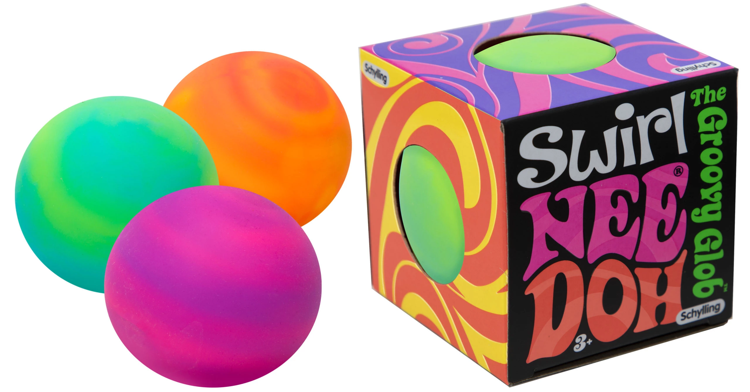 The Groovy Glob - Swirl Nee Doh Fidget Toy - Plushies - SCHYLLING