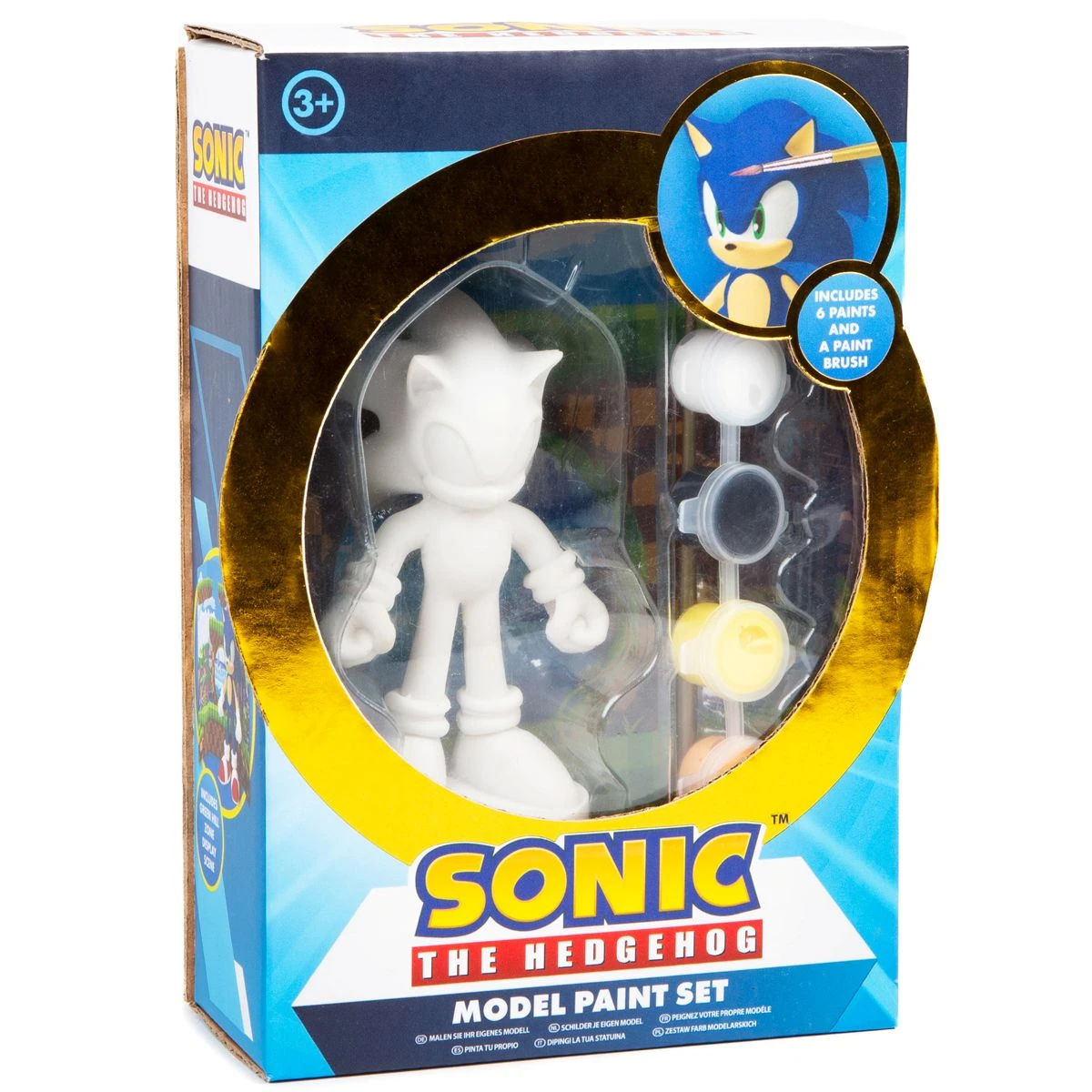 Sonic the Hedgehog - Paint Your Own Model Set - Juniors Toyshop