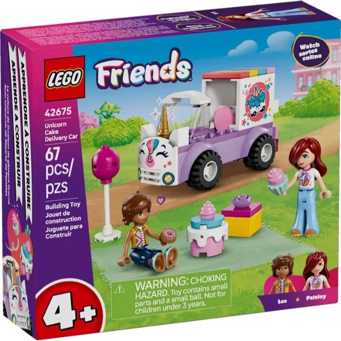 LEGO Friends Unicorn Cake Delivery Car 67Pcs - Construction - LEGO